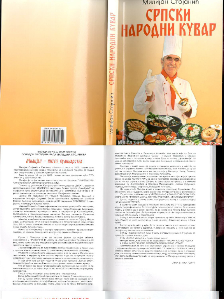 Srpski Narodni Kuvar | PDF