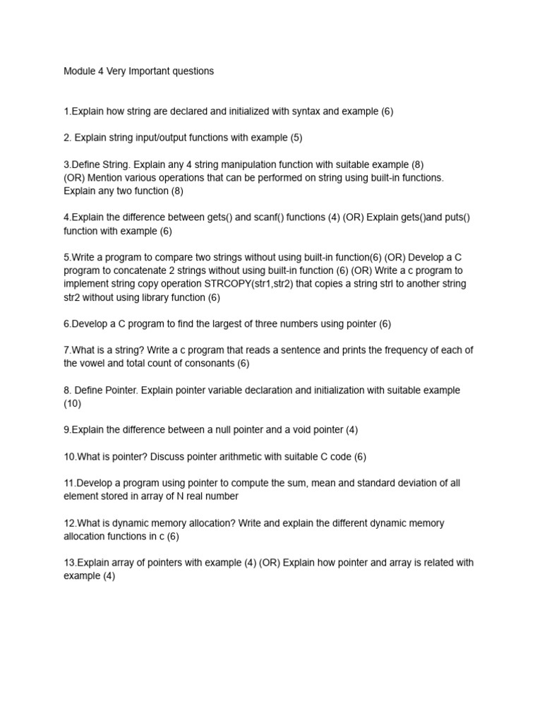 Bpops103 module 4 important questions | PDF Bpops103 module 4 important questions | PDF