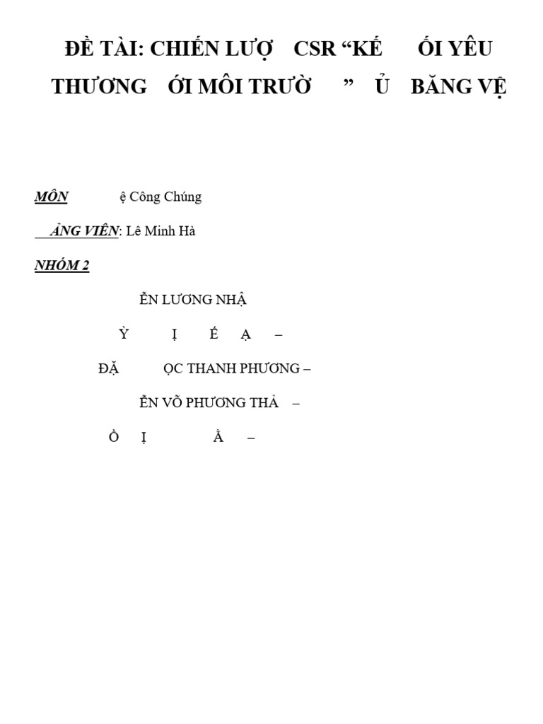 QHCC - NHÓM 2 - THIẾT LẬP CHIẾN DỊCH TRUYỀN THÔNG | PDF
