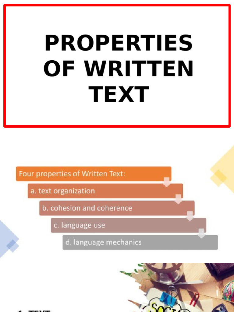 Properties of Written Text | PDF