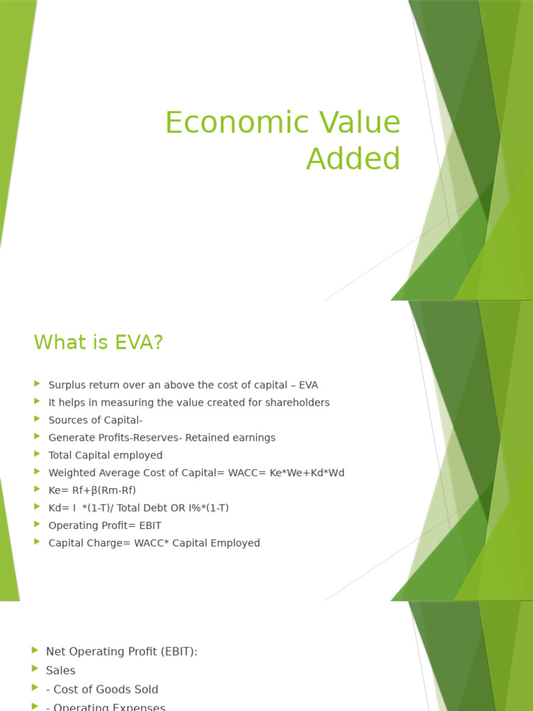 Economic Value Added | PDF | Cost Of Capital | Corporations