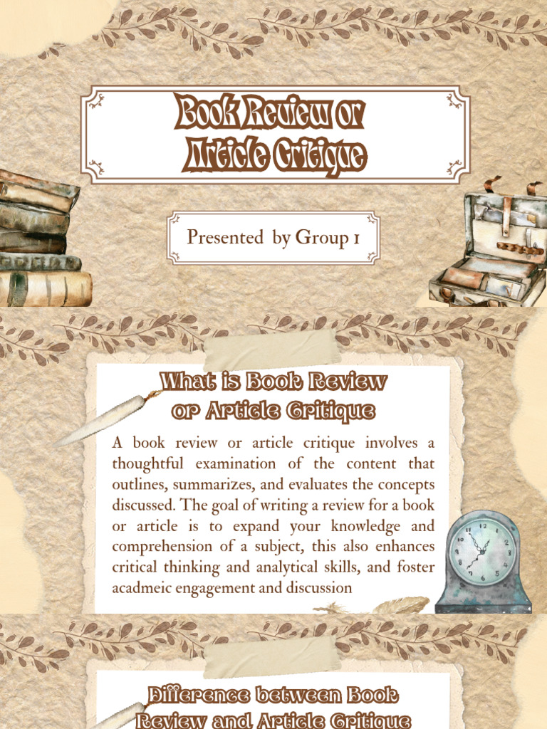 Brown Beige Vintage Aesthetic Presentation | PDF | Argument | Evaluation