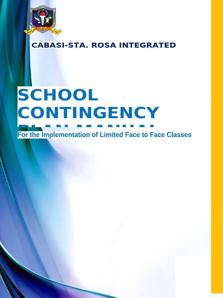 Contigency Plan Cover | PDF