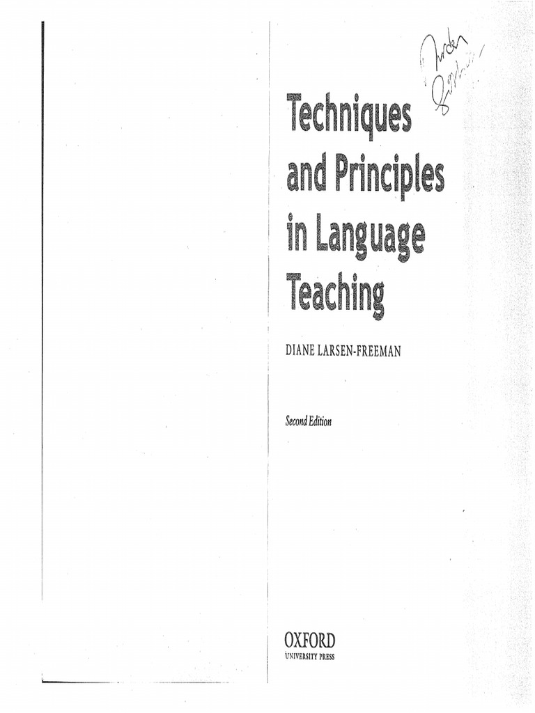 Techniques_and_Principles_in_Language_Teaching | PDF