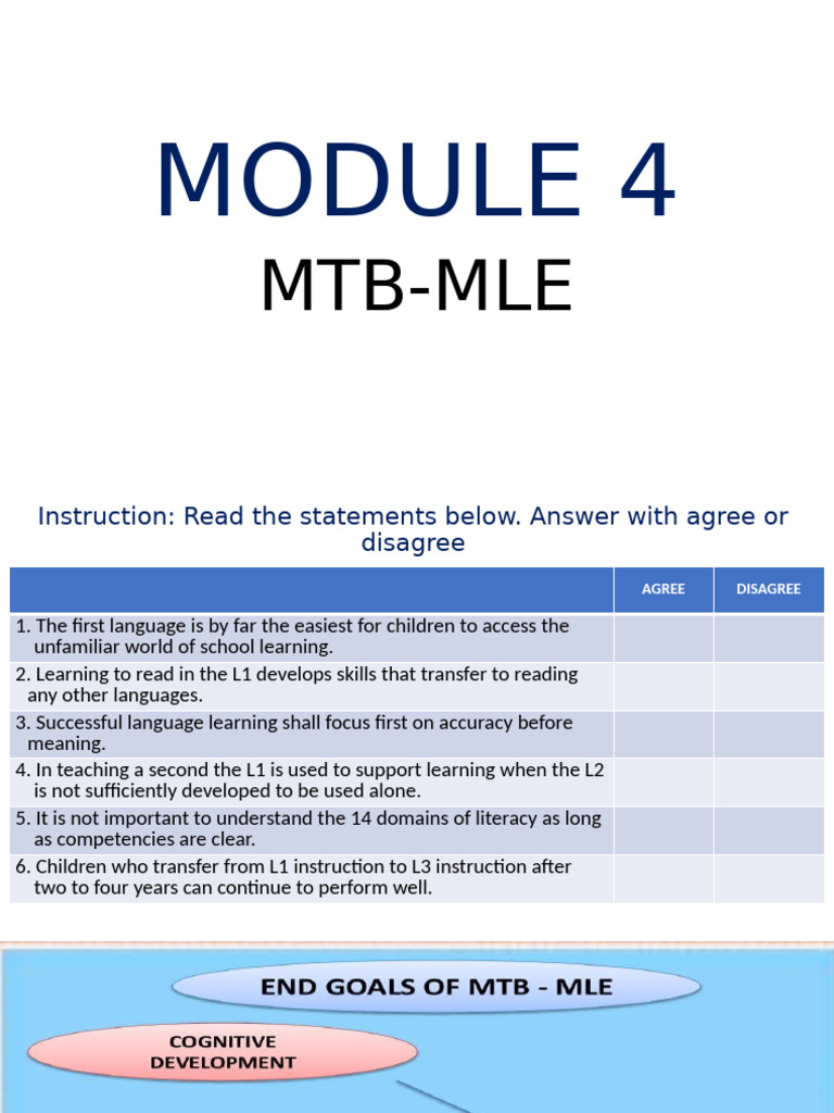 MODULE-4-MTB | PDF | Second Language | Learning