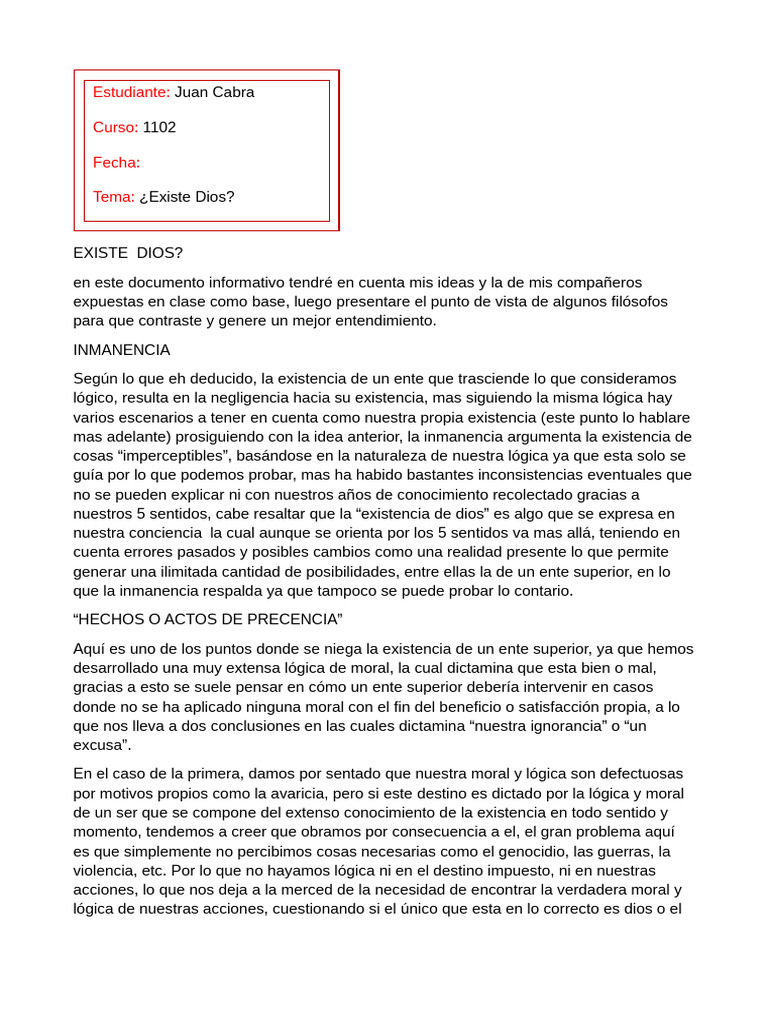Existe Dios Pdf Teorema Axioma