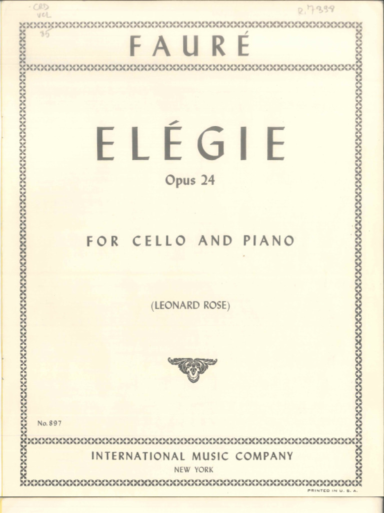 Elegia de Fouré | PDF