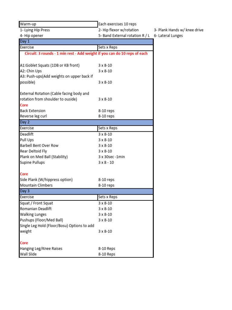 Water Polo Strength Training Plan | PDF