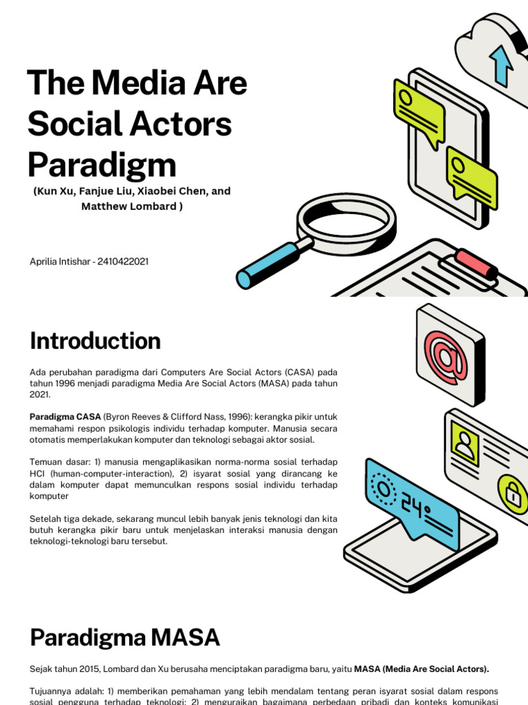 The Media Are Social Actors Paradigm | PDF