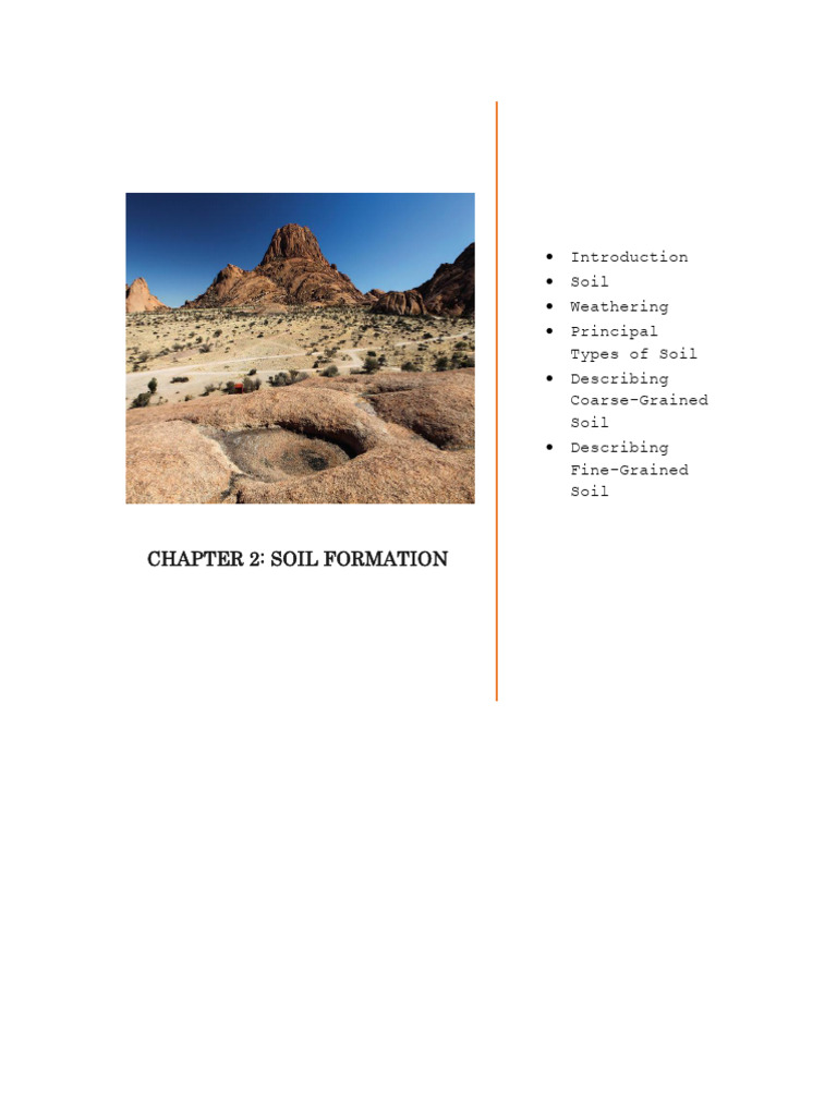 Chapter 2 - Soil Formation | PDF | Rock (Geology) | Soil Mechanics