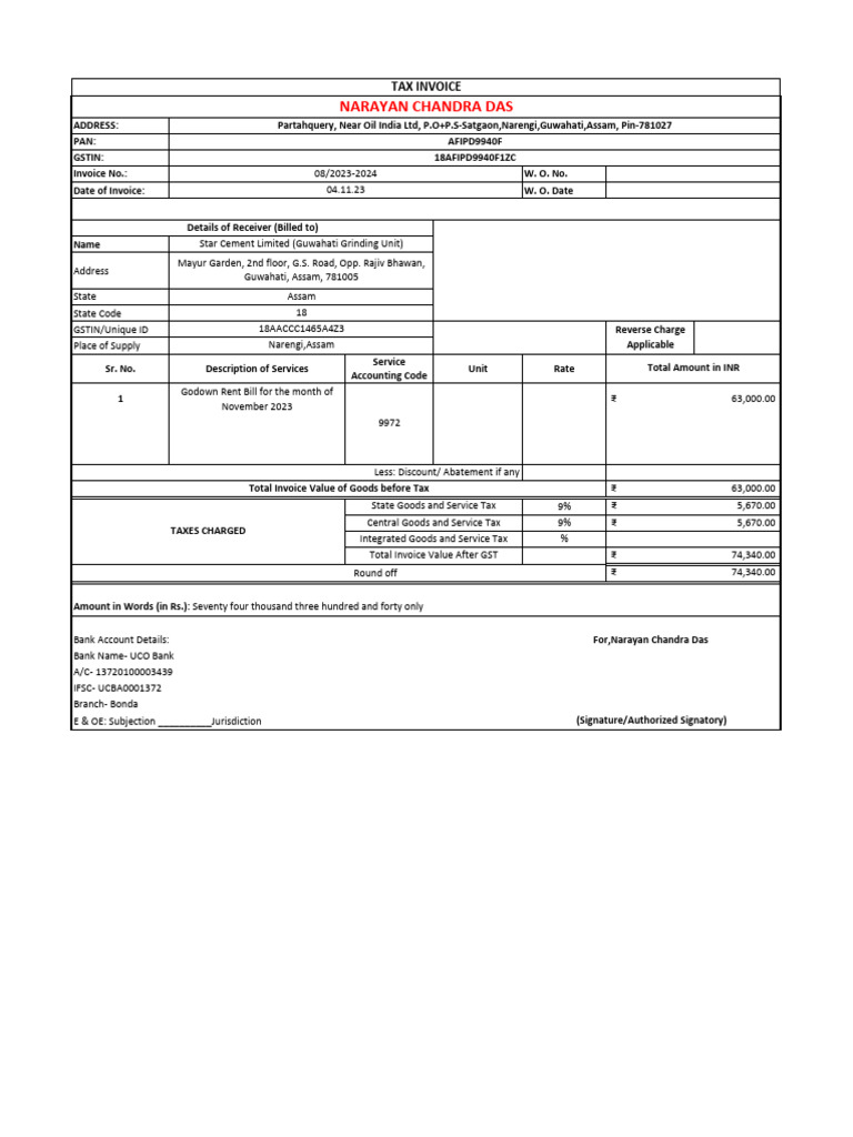 Star | PDF | Invoice | Government