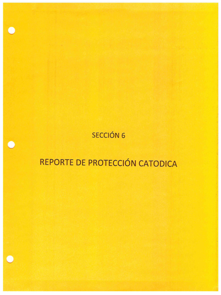 6 Reporte de Proteccion Catodica t1001 | PDF