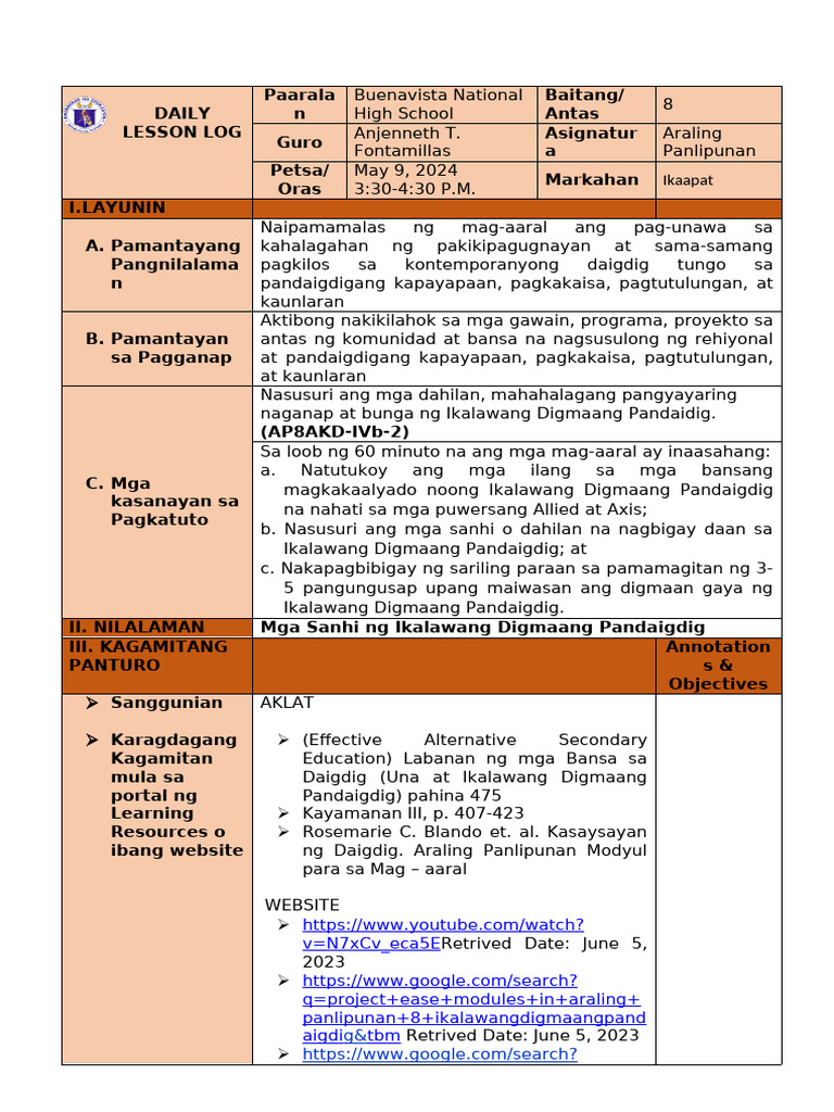 4th Quarter COT 2022-2023 | PDF