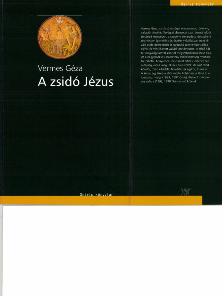 Vermes Géza - A Zsidó Jézus | PDF