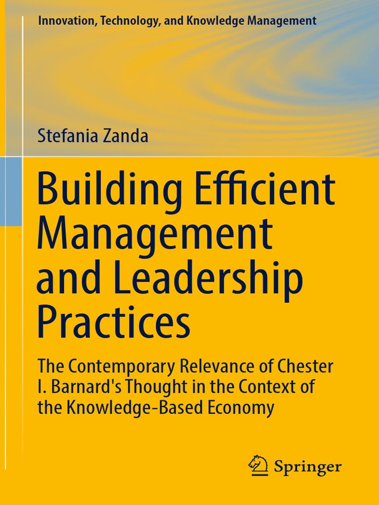 Building Efficient Management and Leadership Practices the Contemporary ...