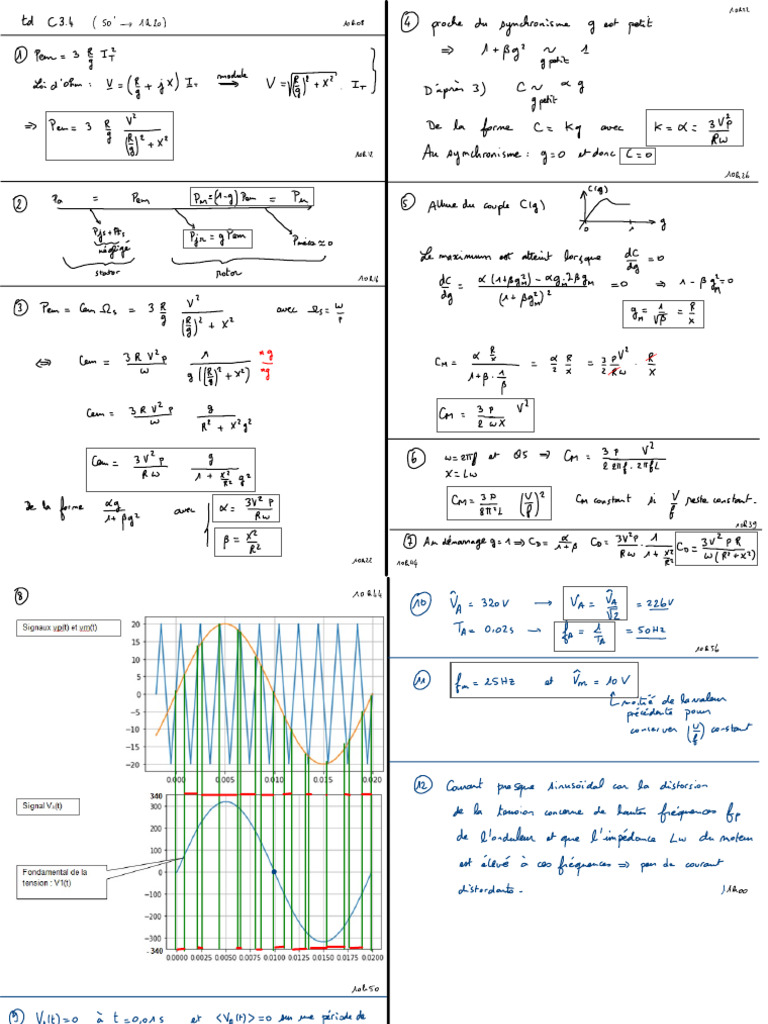 TD C 3.4 Synthese Asynchrone Corr | PDF