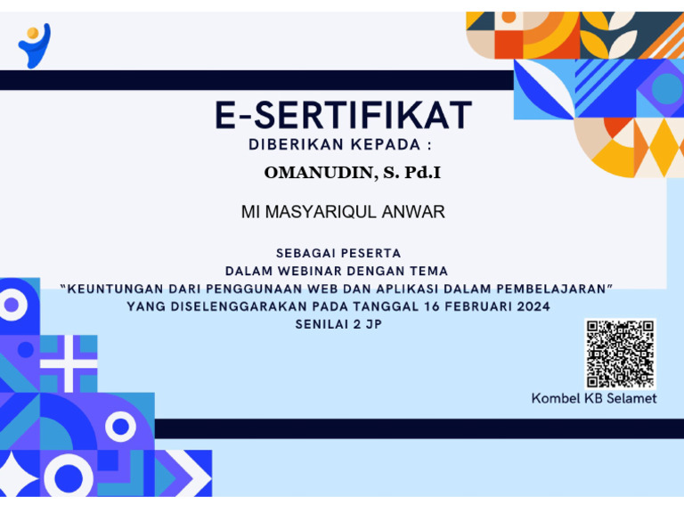 SERTI OMANUDIN, S. Pd.I 3 | PDF