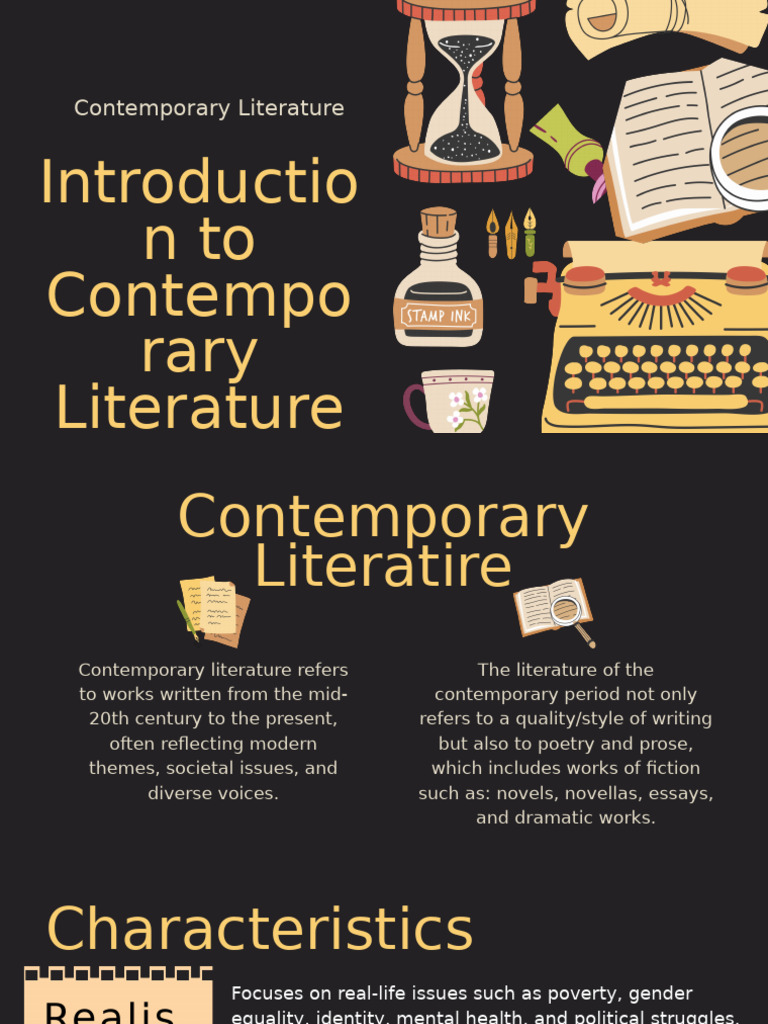 C2 - Introduction to Contemporary Literature | PDF