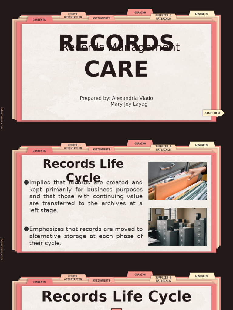 Records Care (BPA 3A) | PDF | Records Management | Library Science