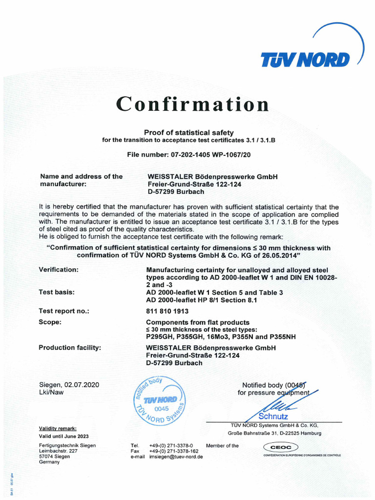 Proof of Statistical Safety | PDF