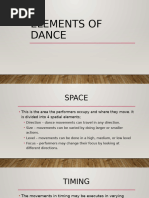 Elements of Movement in Dance | PDF | Dances | Emotions