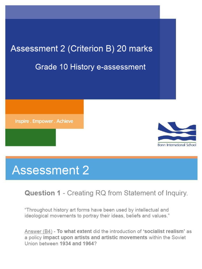 Assessment 2 Criterion B Guide | PDF | Ideologies | Soviet Union