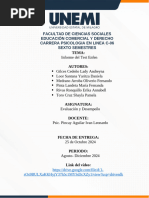 Evaluación ENFEN de Funciones Ejecutivas | PDF