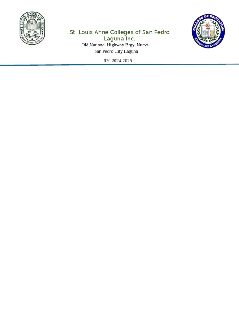 SDLP Kabanata 1 at 2 | PDF