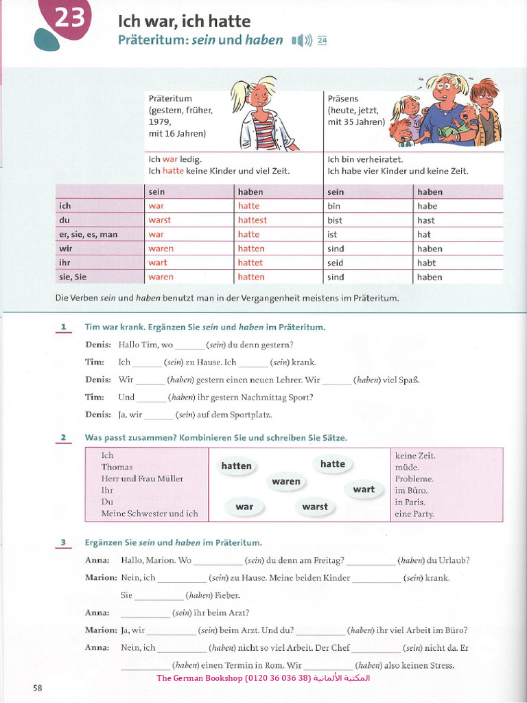 Übungen Zum Präteritum Nr. 1 | PDF
