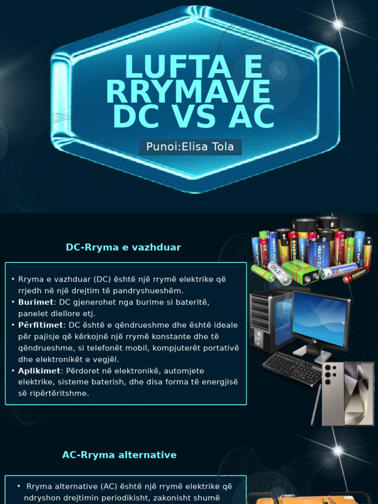 Lufta e Rrymave DC Vs Ac | PDF
