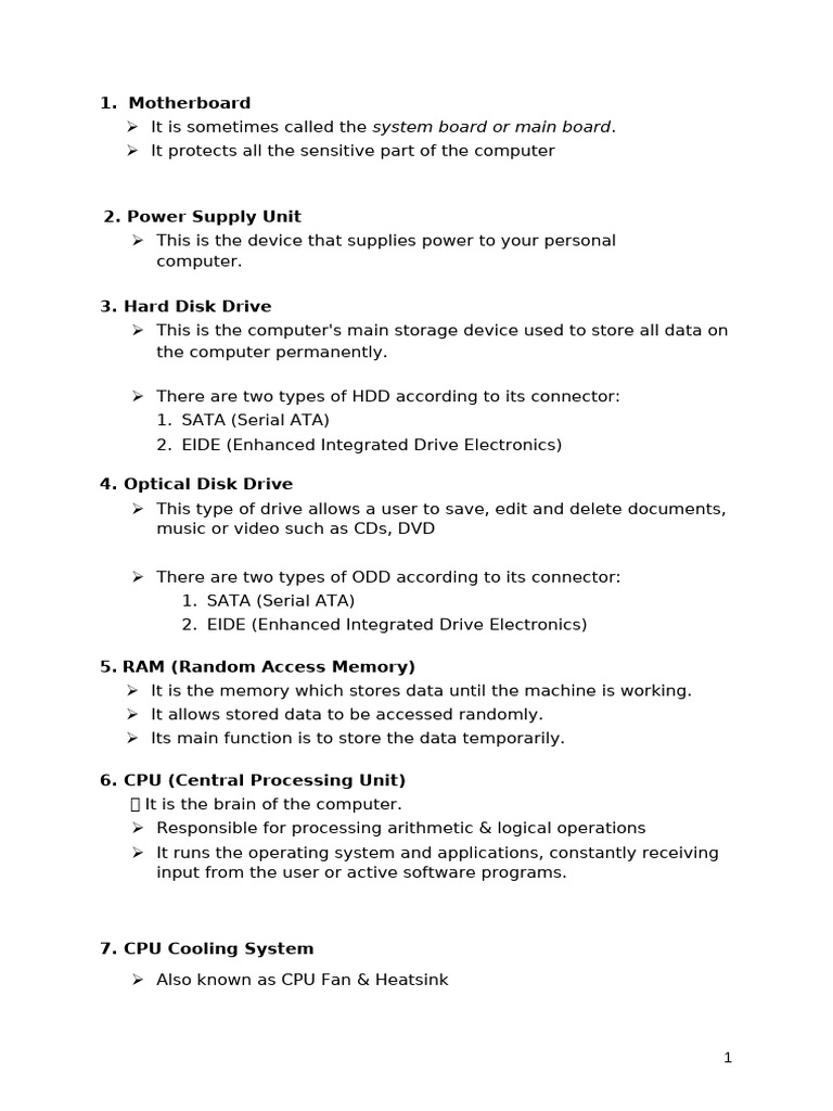 MODULE-3-PARTS-OF-MOTHERBOARD-AND-THEIR-FUNCTIONS | PDF | Network ...