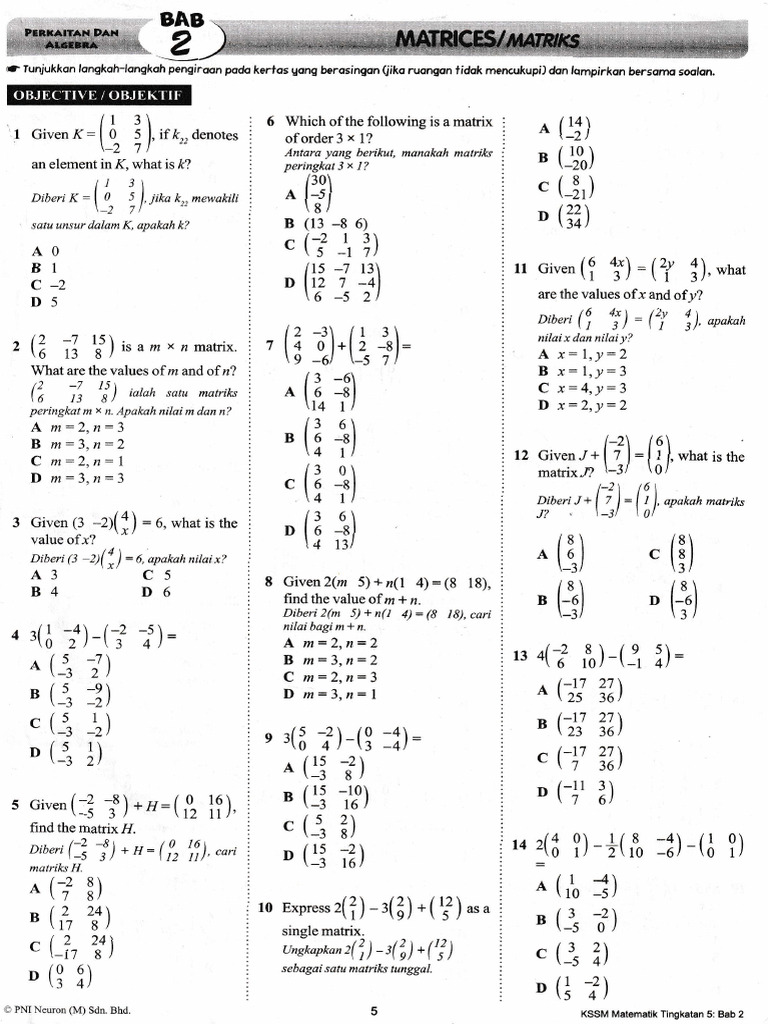 Modul Matriks | PDF