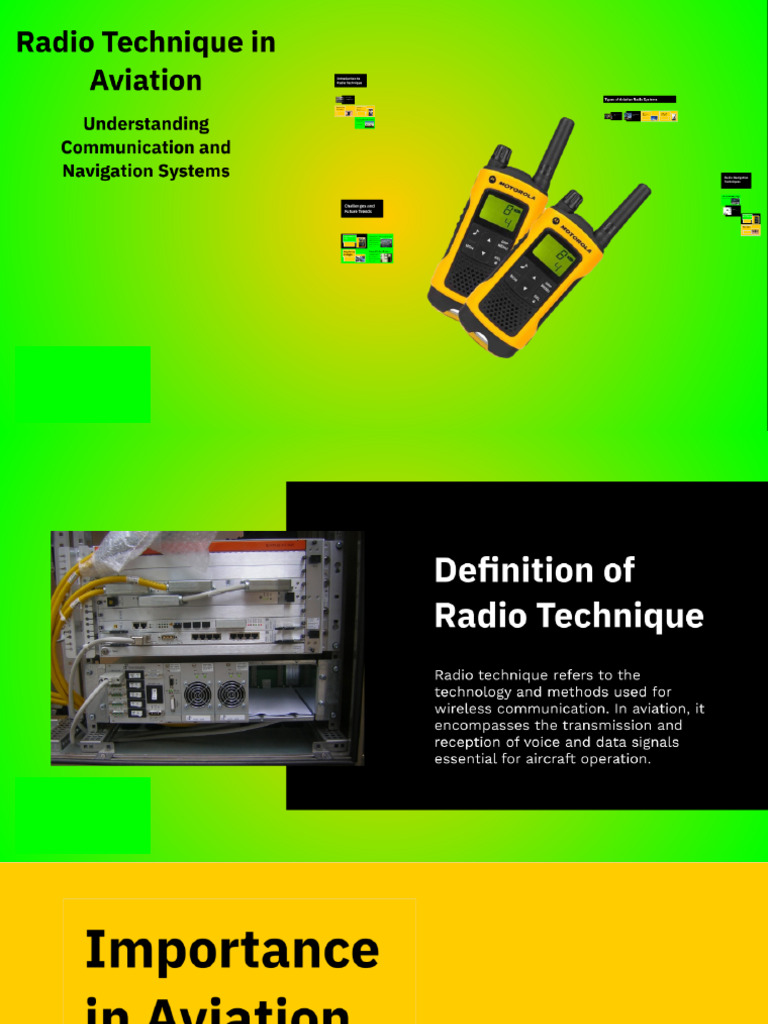 Aviation communication | PDF
