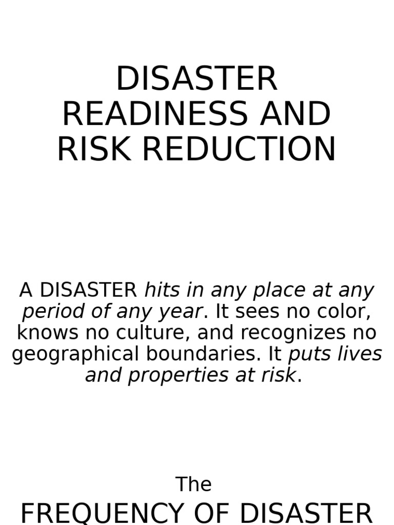 DISASTER-READINESS-AND-RISK-REDUCTION-Student-Copy | PDF | Hazards ...