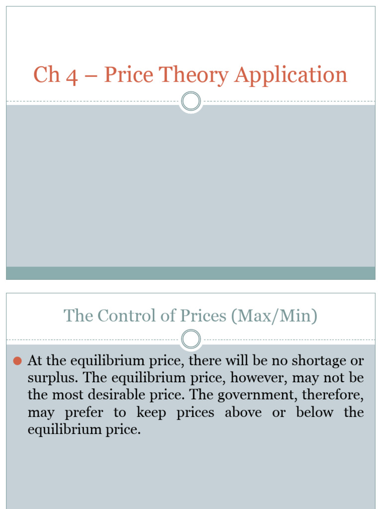 Price Control and Agricultural Policy Insights | PDF | Subsidy | Taxes