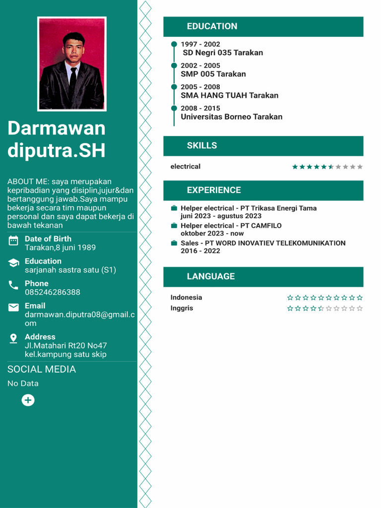 CV Darmawan | PDF