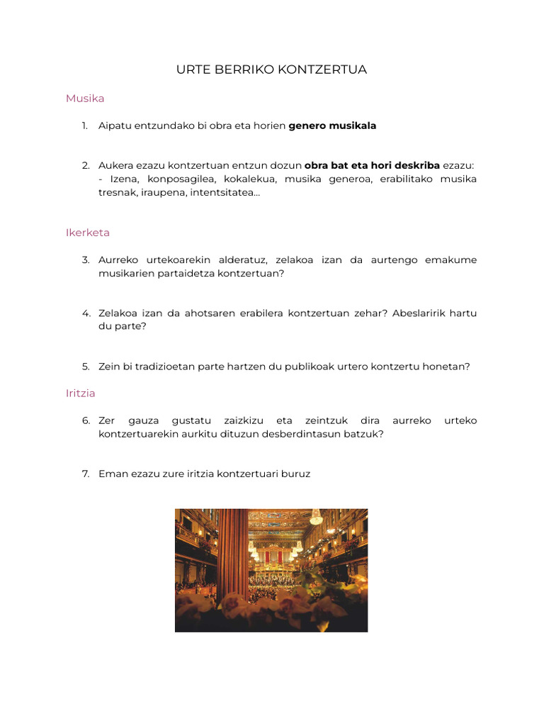 Copia de Urte Berriko Kontzertua | PDF