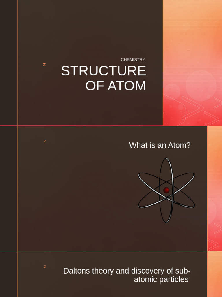STRUCTURE OF ATOM | PDF