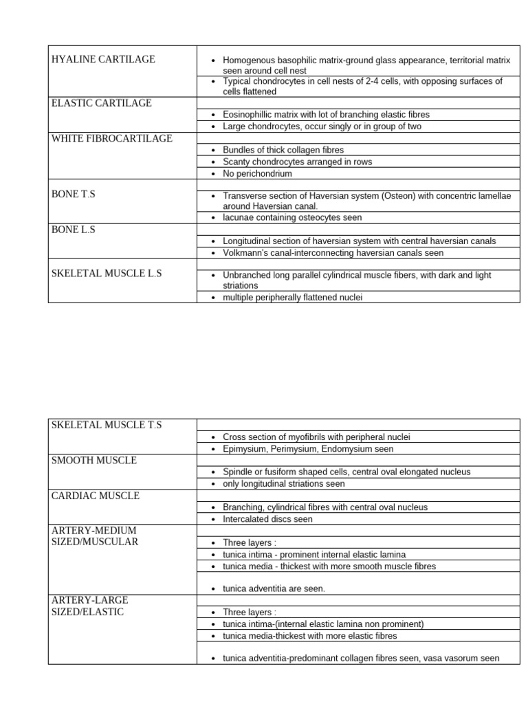 Histology Spotters - General | PDF | Lymph Node | Skeletal Muscle