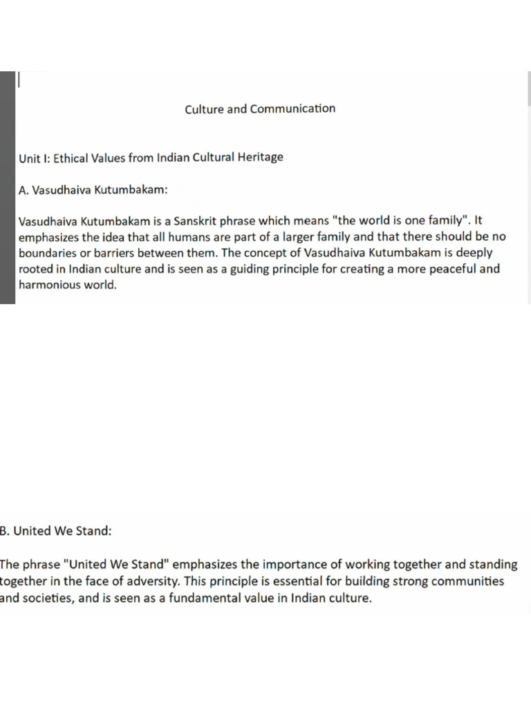 Culture and Communication - Notes | PDF