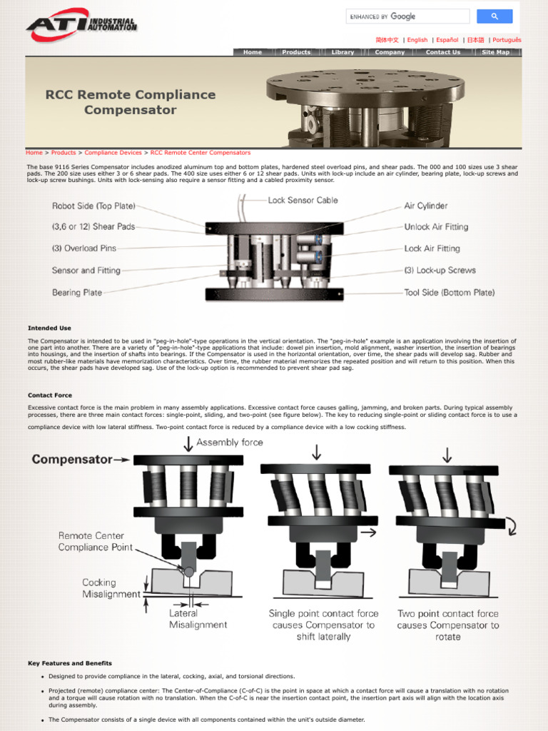 003_1_ATI Industrial Automation_ RCC Remote Compliance Compensator ...