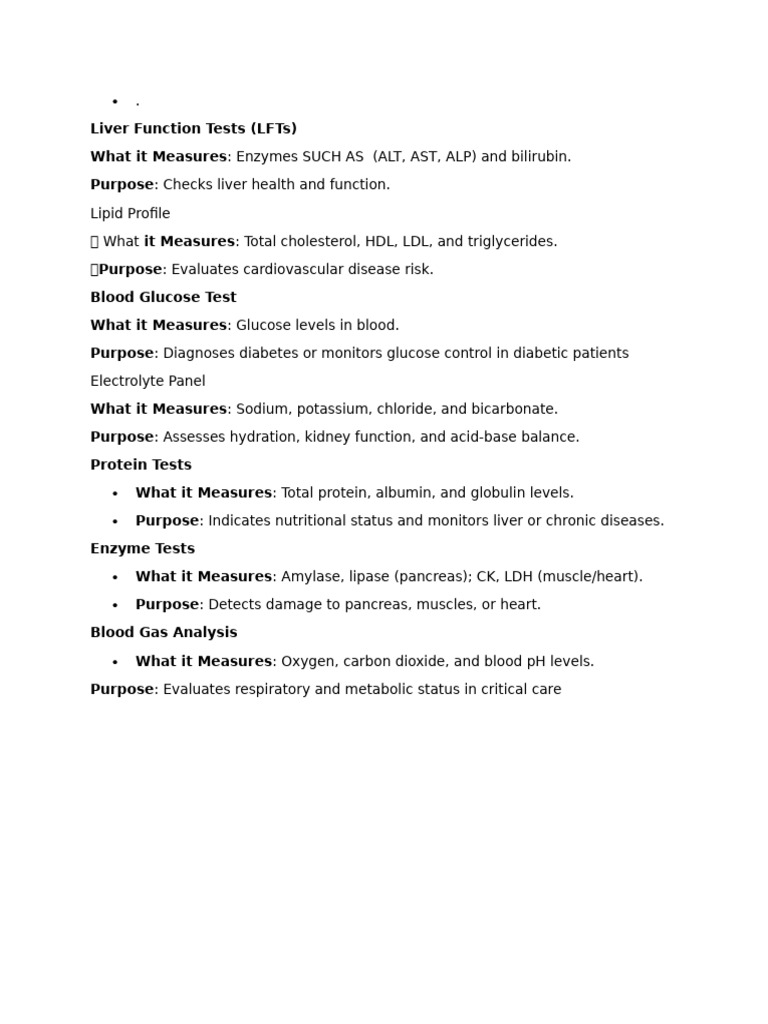 Liver Function Tests | PDF