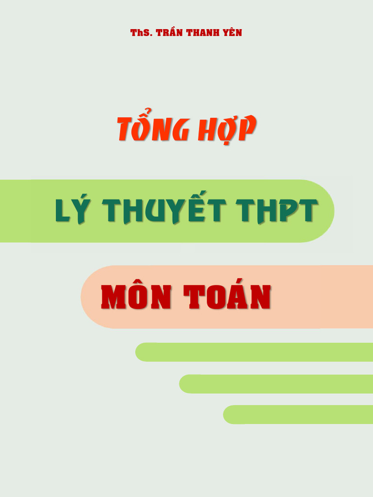 Toång Hôïp: Lyù Thuyeát THPT | PDF
