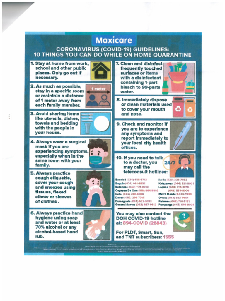 Quarantine Instructions | PDF