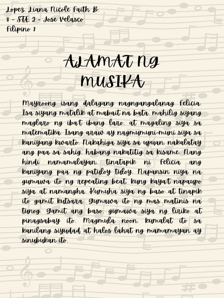 Alamat NG Musika | PDF