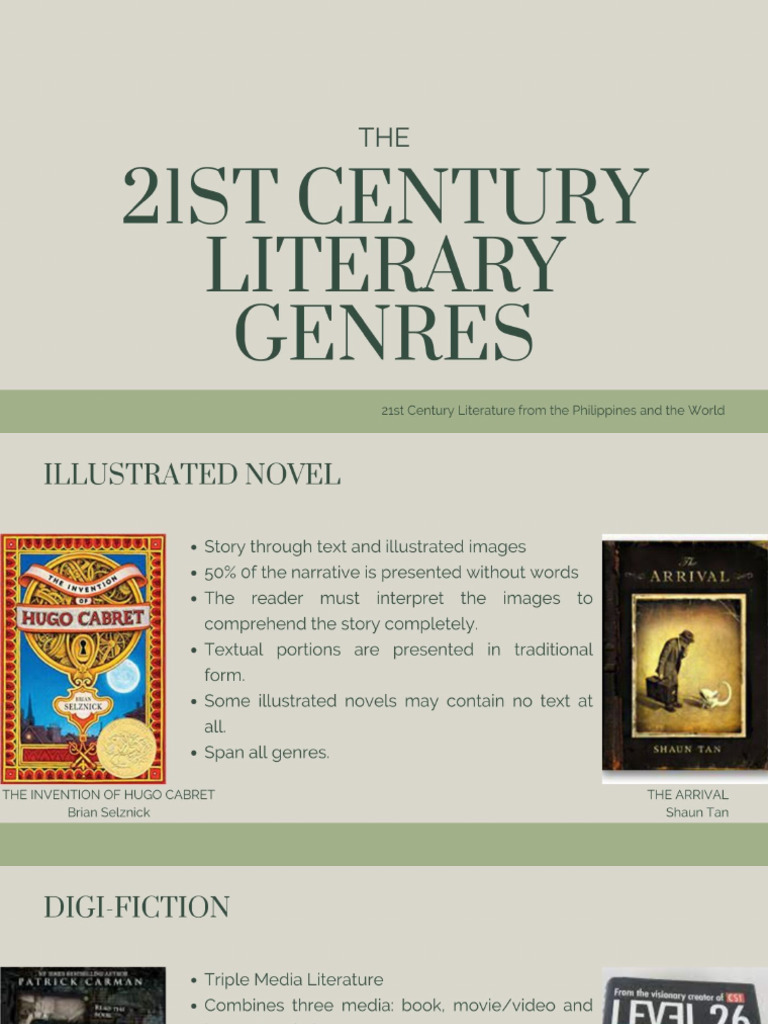 21st Literary Genres | PDF