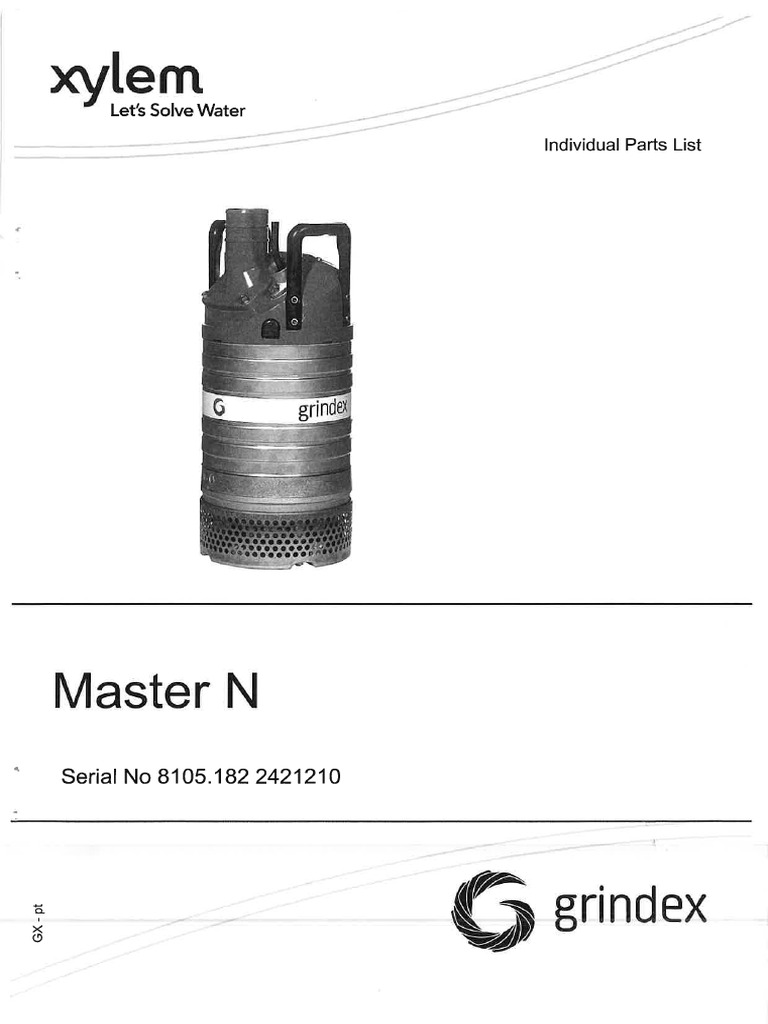 Grindex Master N 81051822421210 - Parts-List - EN | PDF