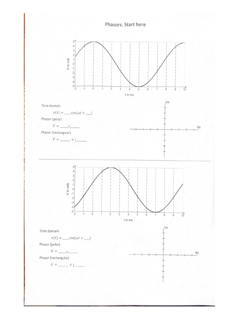 Phasors - Page 1 | PDF