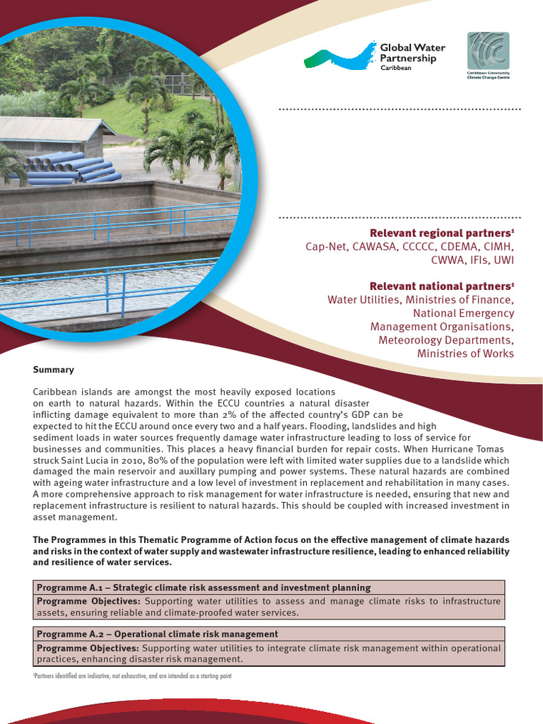 A Climate Resilient Water Infrastructure Aug 30th 2016 | PDF | Climate ...