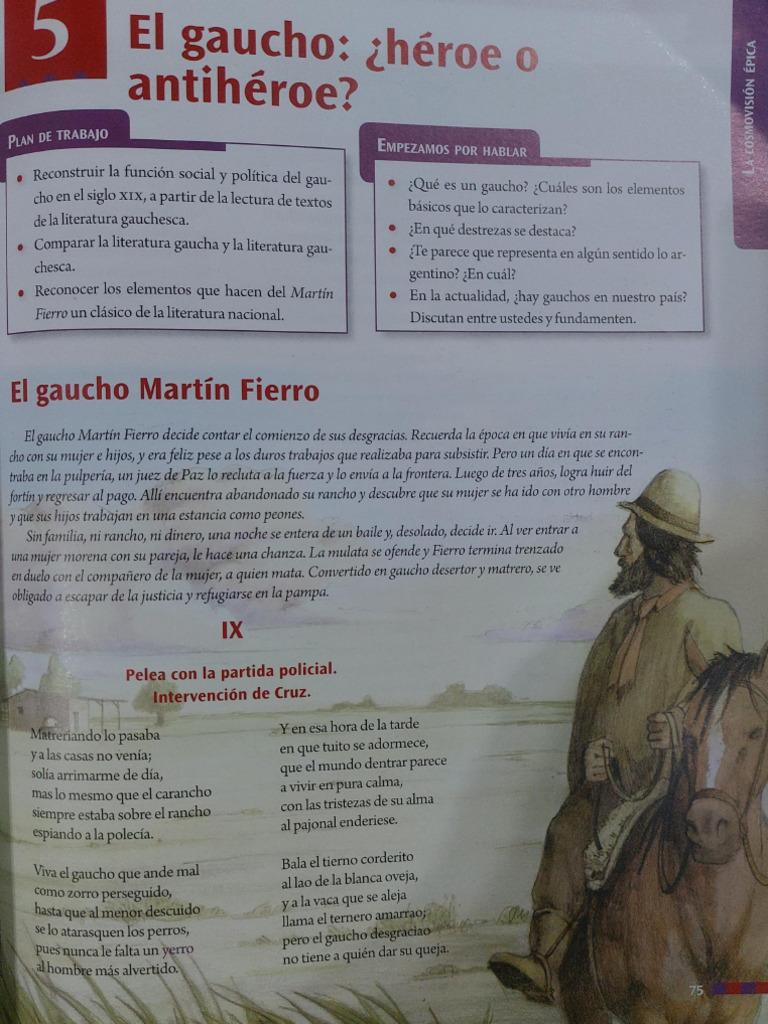 Canto IX de Martín Fierro: Resumen y Análisis | PDF